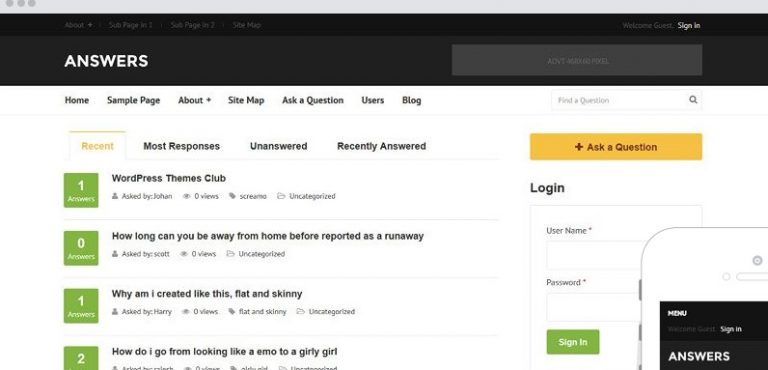 WordPress Question & Answer Plugins and Themes - Q&A | Free and Premium ...